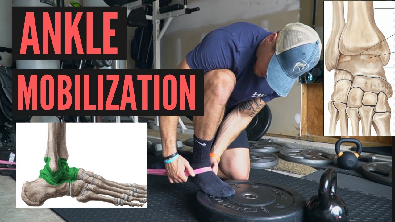 Ankle Dorsi-Flexion MOBILIZATION - Resistance Band - YouTube