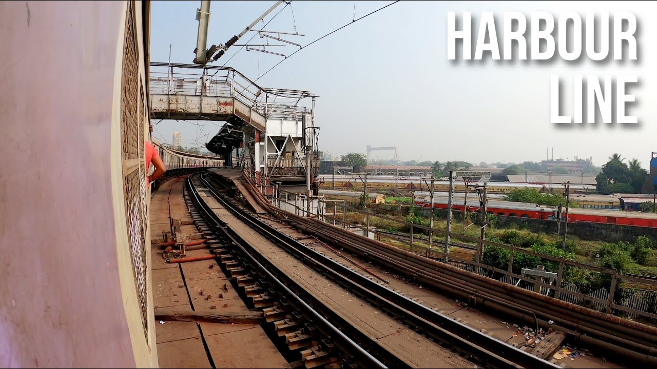 CSMT to Sandhurst Road | Roller Coaster Ride | Station Over BRIDGE ...