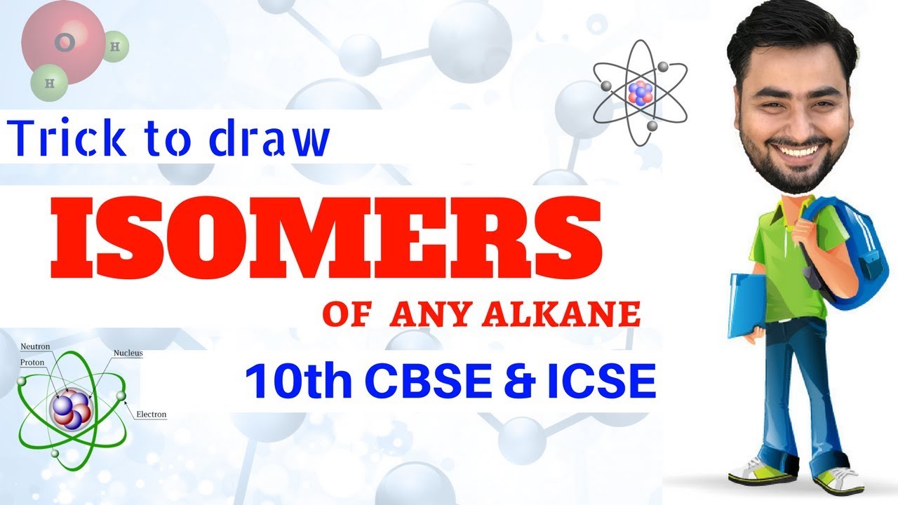 Easy trick to draw ISOMERS of any carbon compound - YouTube