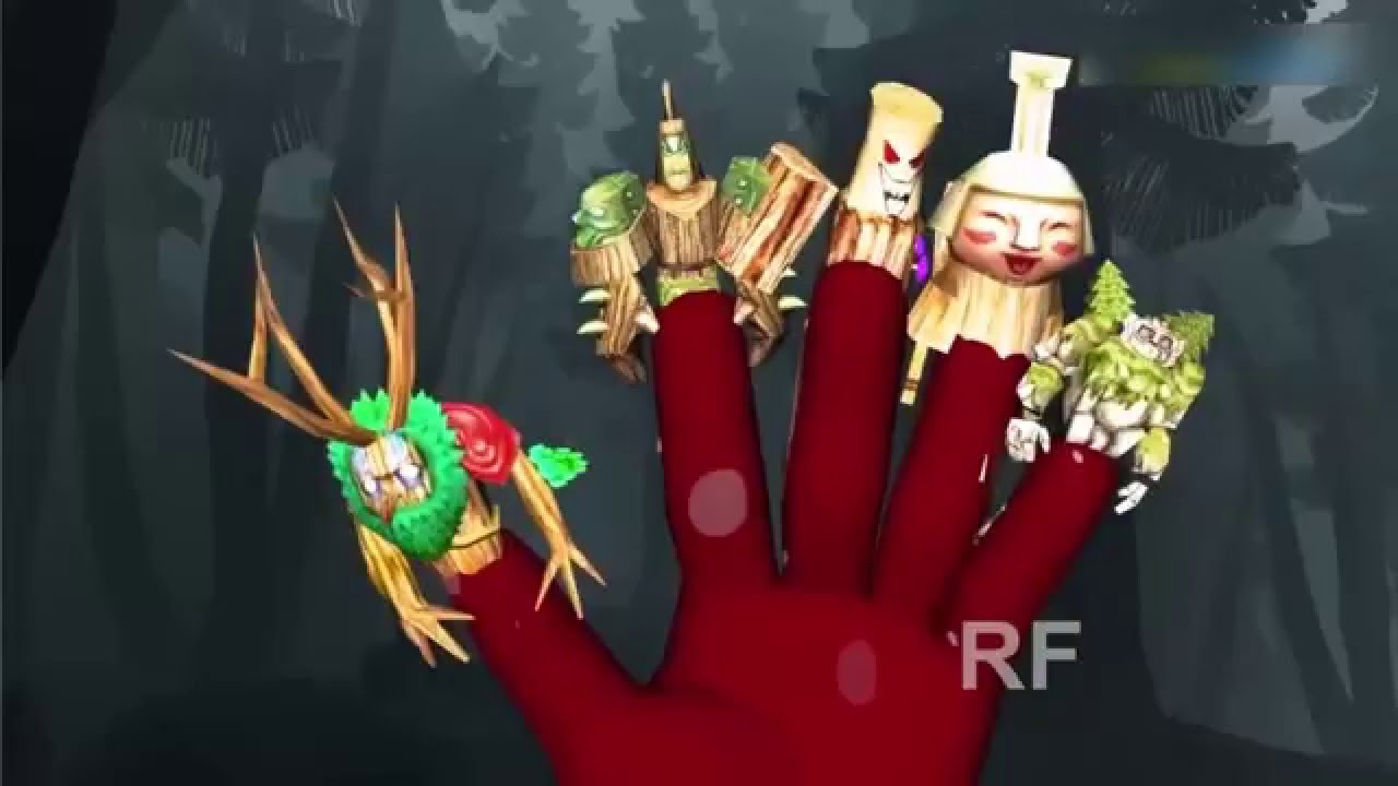 Monster Cartoons for Kids | Finger Family Nursery Rhymes | Monster ...