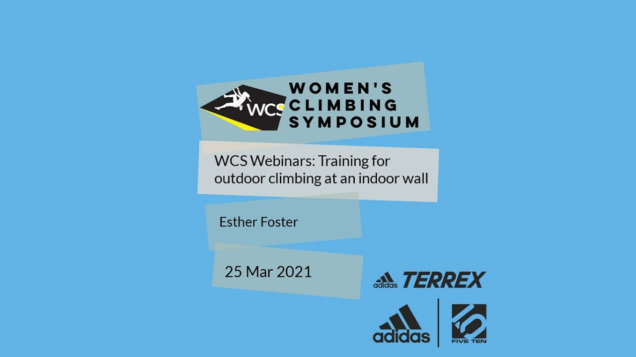 WCS Webinars: Training for outdoor climbing at an indoor wall with ...