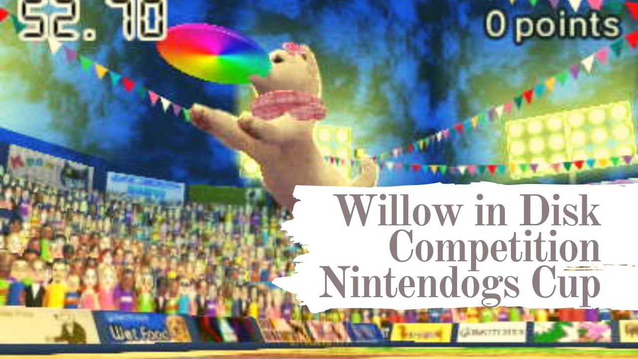 Willow in Disc Competition Nintendogs Cup | Nintendogs + Cats - YouTube