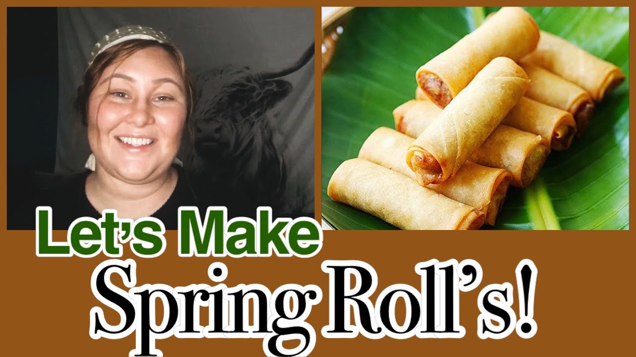 Making Spring Rolls | African Cooking | Sylvia And Koree Bichanga - YouTube