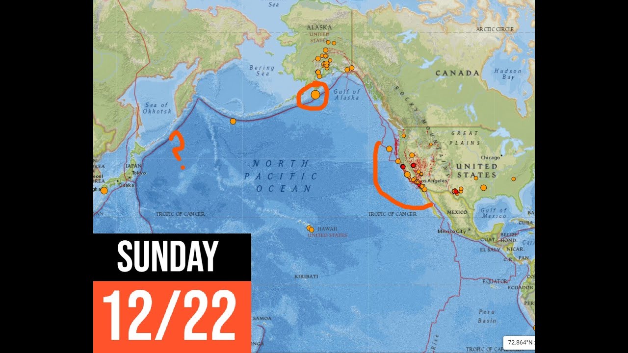 More Earthquakes in the Alaska Region. Bigger Quake coming? Sunday ...