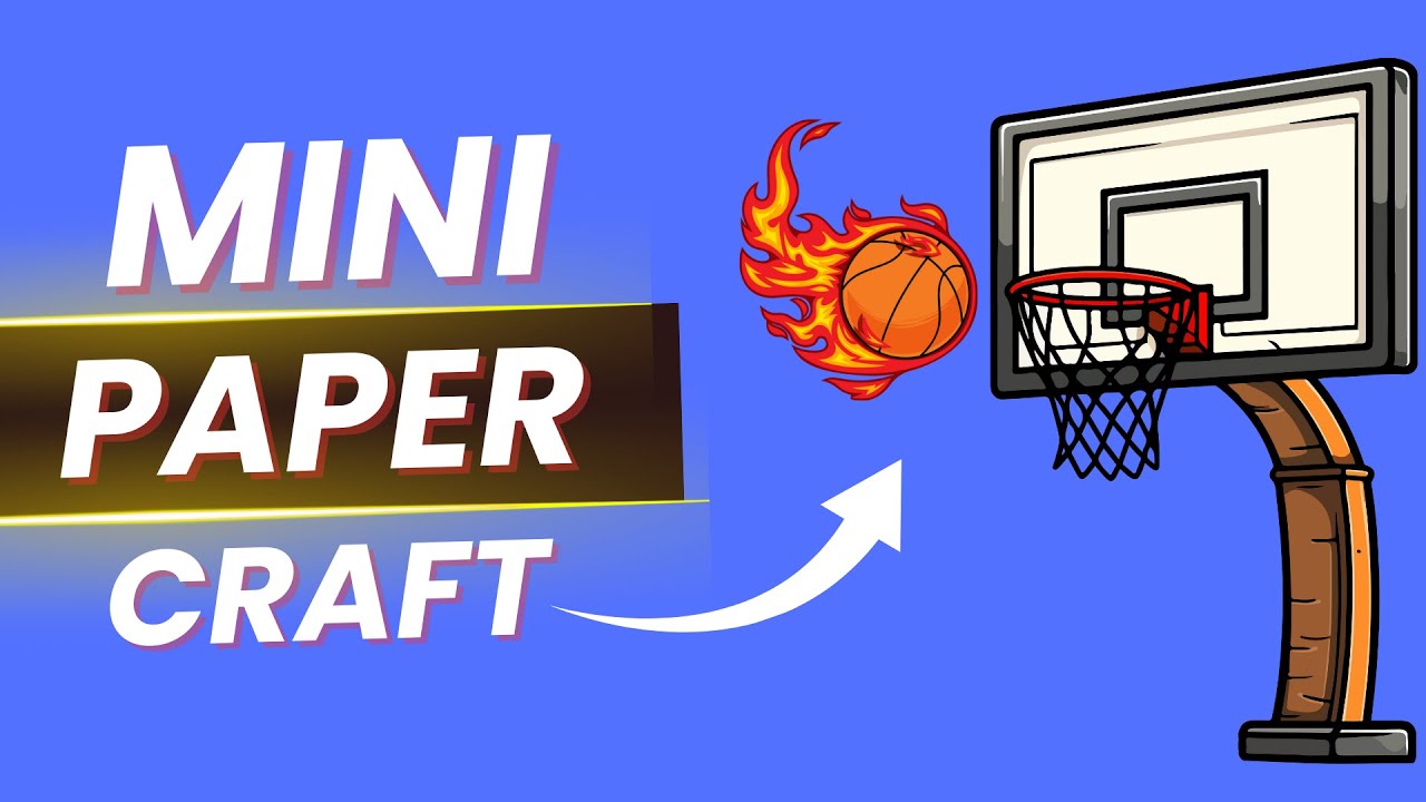 how to make mini basketball with paper| Fun and Easy Origami Paper Toy ...