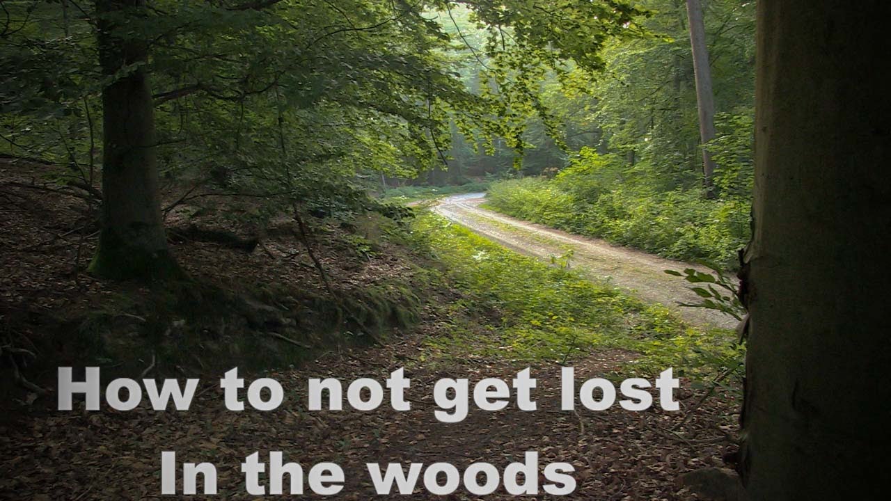 How to not get lost in the woods . - YouTube
