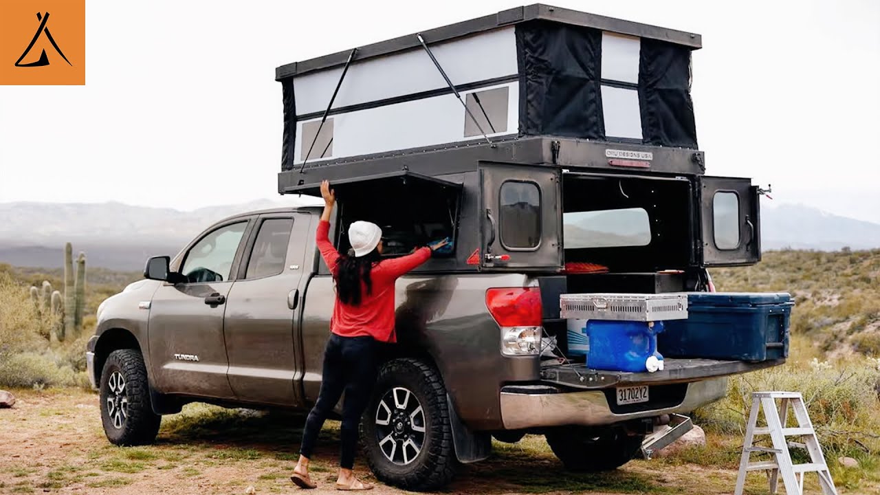 Oru Designs Bruin Truck Camper - YouTube