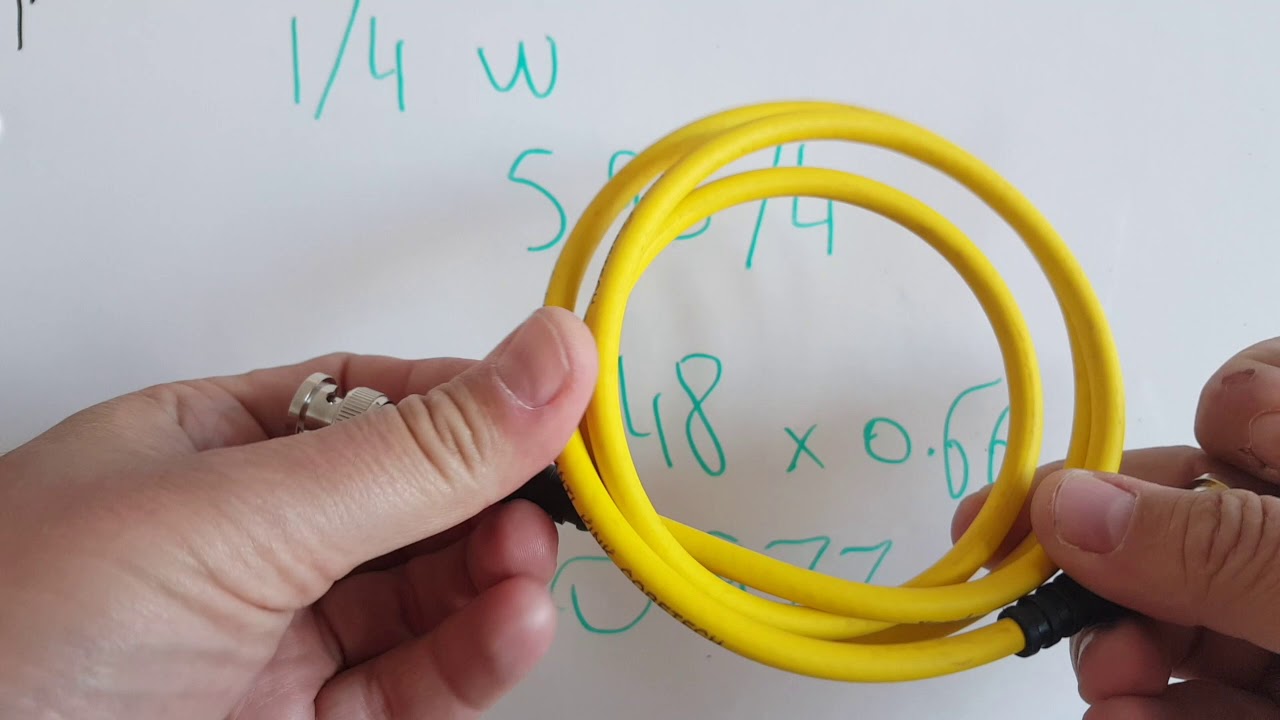 Building a Delta Loop Antenna For 6m FM. - YouTube