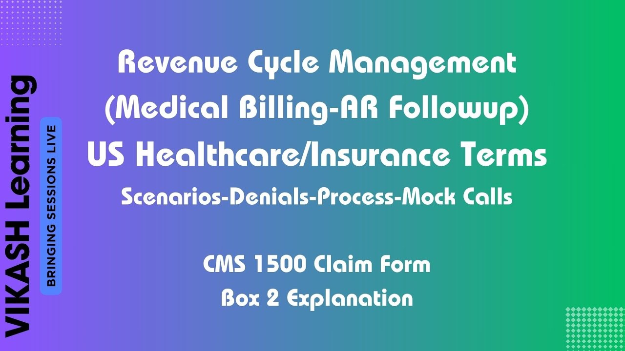CMS 1500 claim form Box 2, "Patient's Name". Description/Details ...