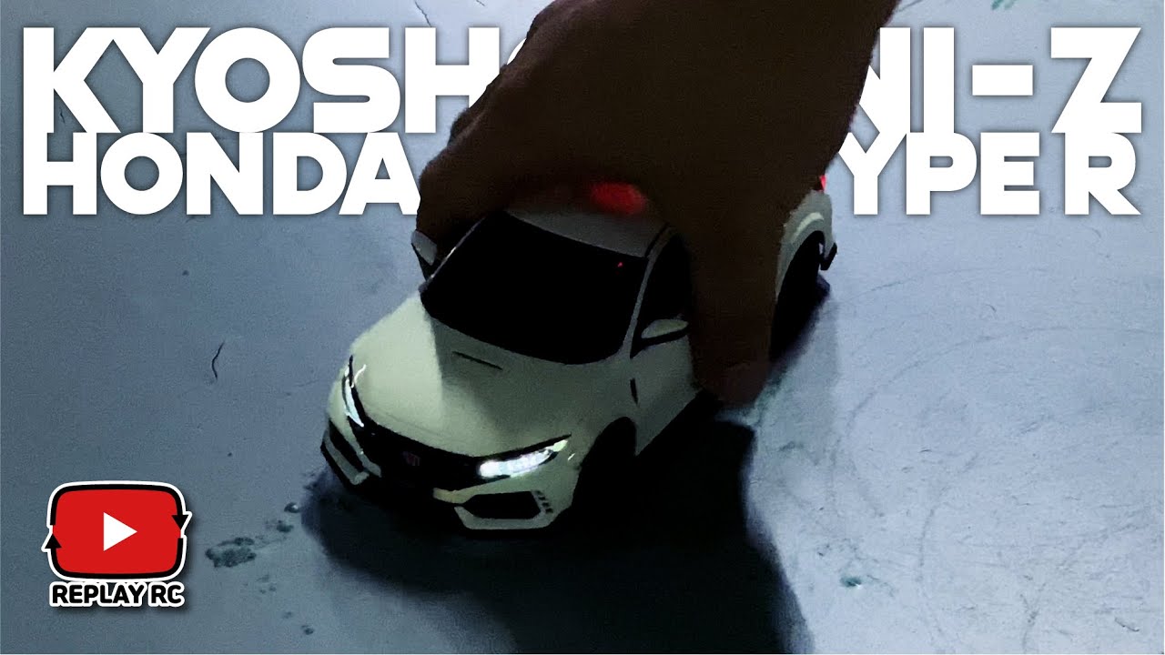 RC Cars. Kyosho Mini-Z AWD Honda Civic Type R MA020 First Run. RC Drift ...