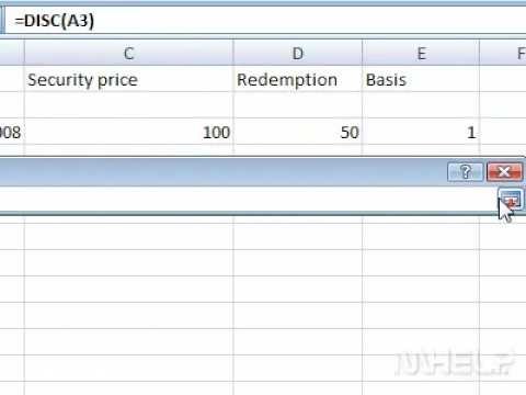 How to use the DISC function - YouTube