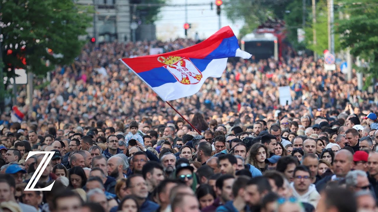 Zehntausende protestieren in Serbien gegen Gewalt und Präsident ...