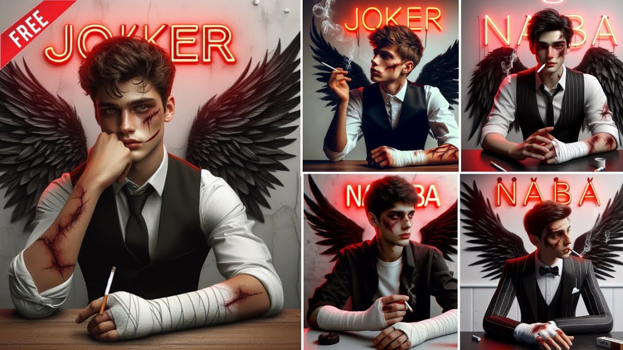 Create A 3D AI Image Killer Boy | Smoker Boy Phato | Killer Look Phato ...
