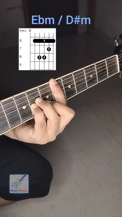 How to Play Ebm / D#m chord #learnguitar #shorts - YouTube