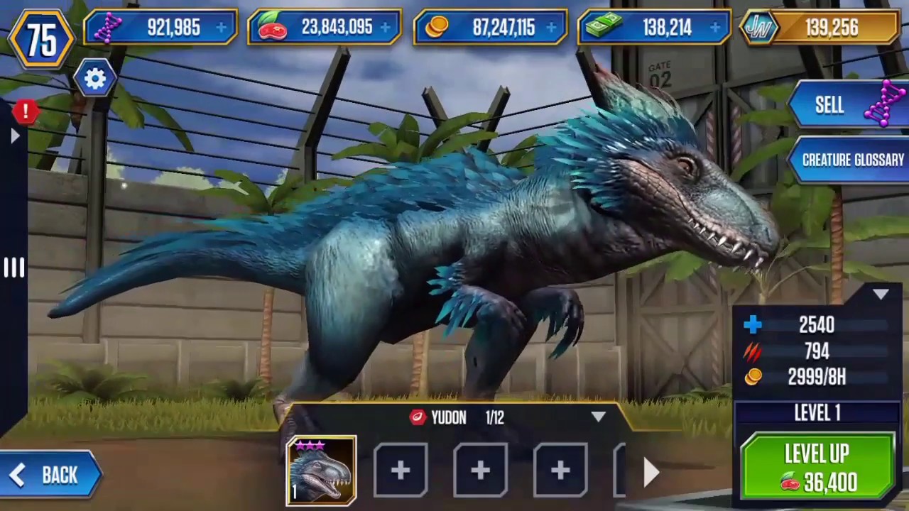 Yudon is here Jurassic world the game Ep 46 HD - YouTube