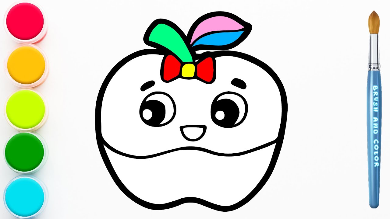 How to Draw a Apple | Step by Step - YouTube