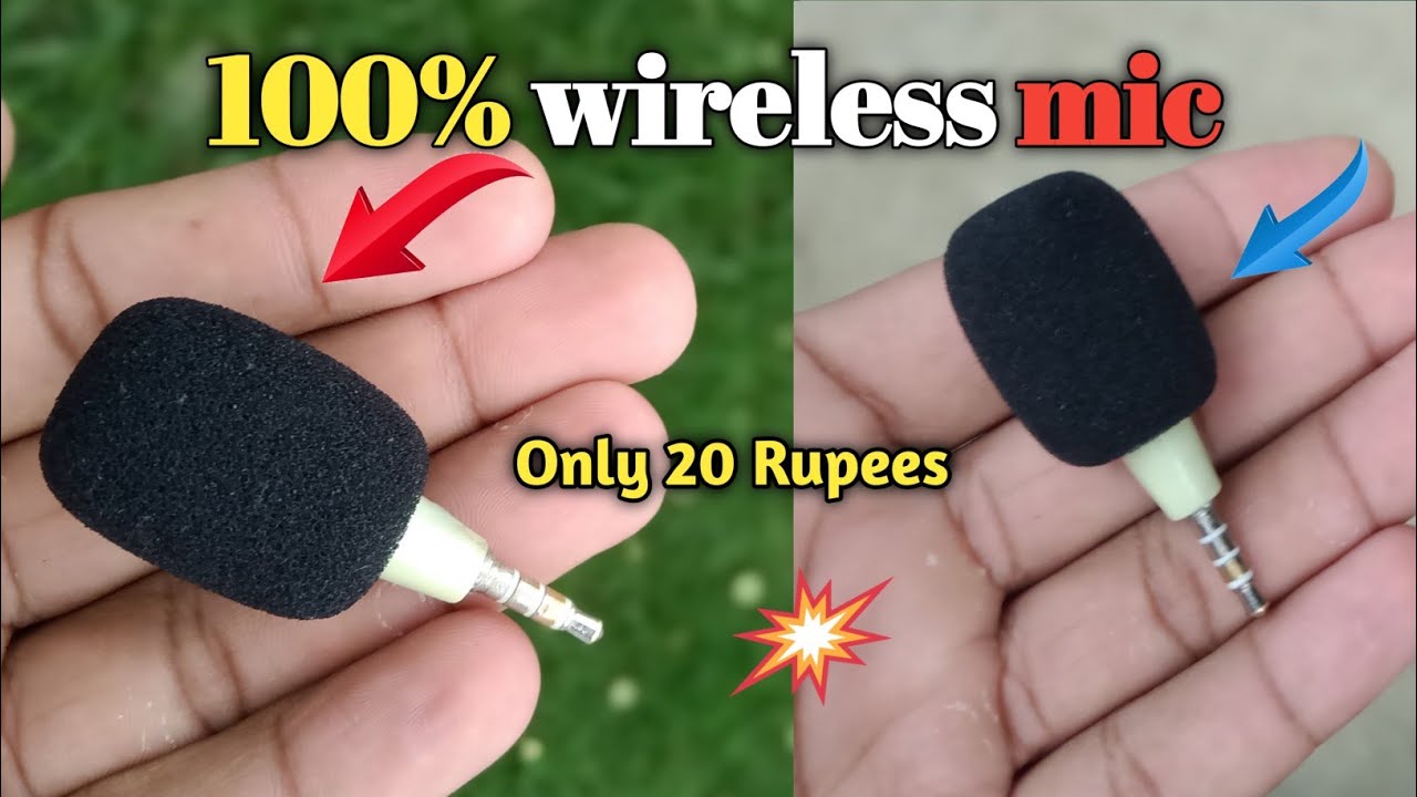 Wireless Mic Kaise Banaye / How to Make Mic at Home / Homemade mic for ...