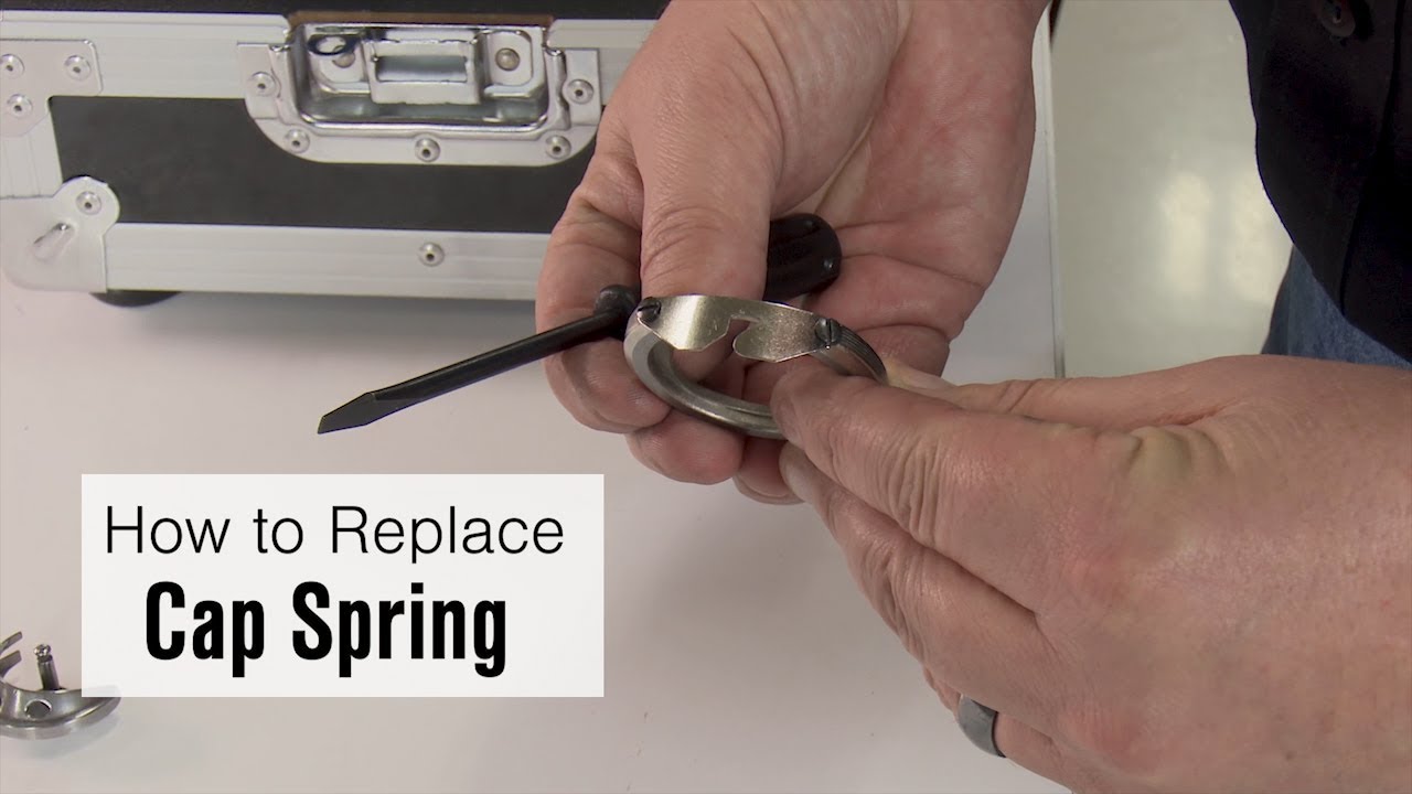 How to Replace a Cap Spring on the Ultrafeed Sewing Machine - YouTube