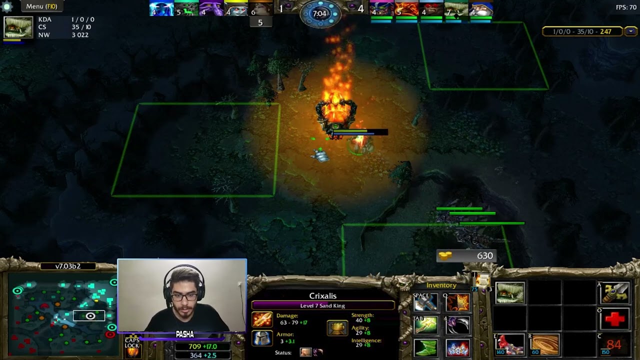 DOTA1 SAND KING MID HARD GAME🥵 / DOTA1 SHADOWFIEND CARRY EZ YAR 😕 - YouTube