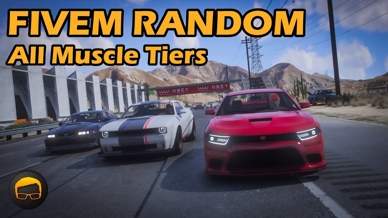 Muscle Cars From Top To Bottom - GTA FiveM Random More №123 - YouTube