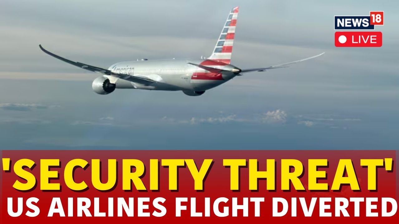 LIVE | American Airlines Flight Diverted Due To Bomb Threat | American ...