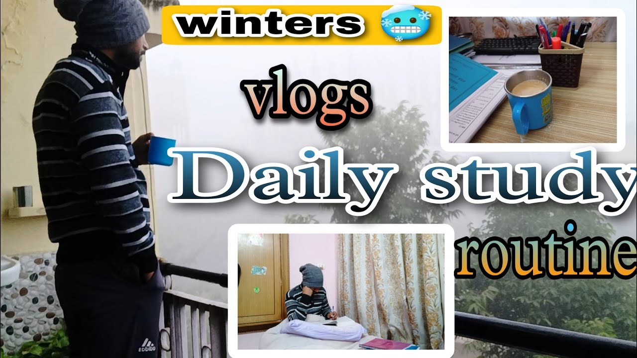 winters study vlogs Daily study routine | Study vlog | #vlog06 - YouTube