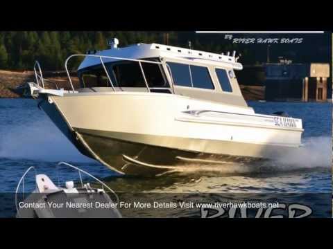River Hawk Boats "NEW SEA HAWK OFFSHORE SERIES" - YouTube