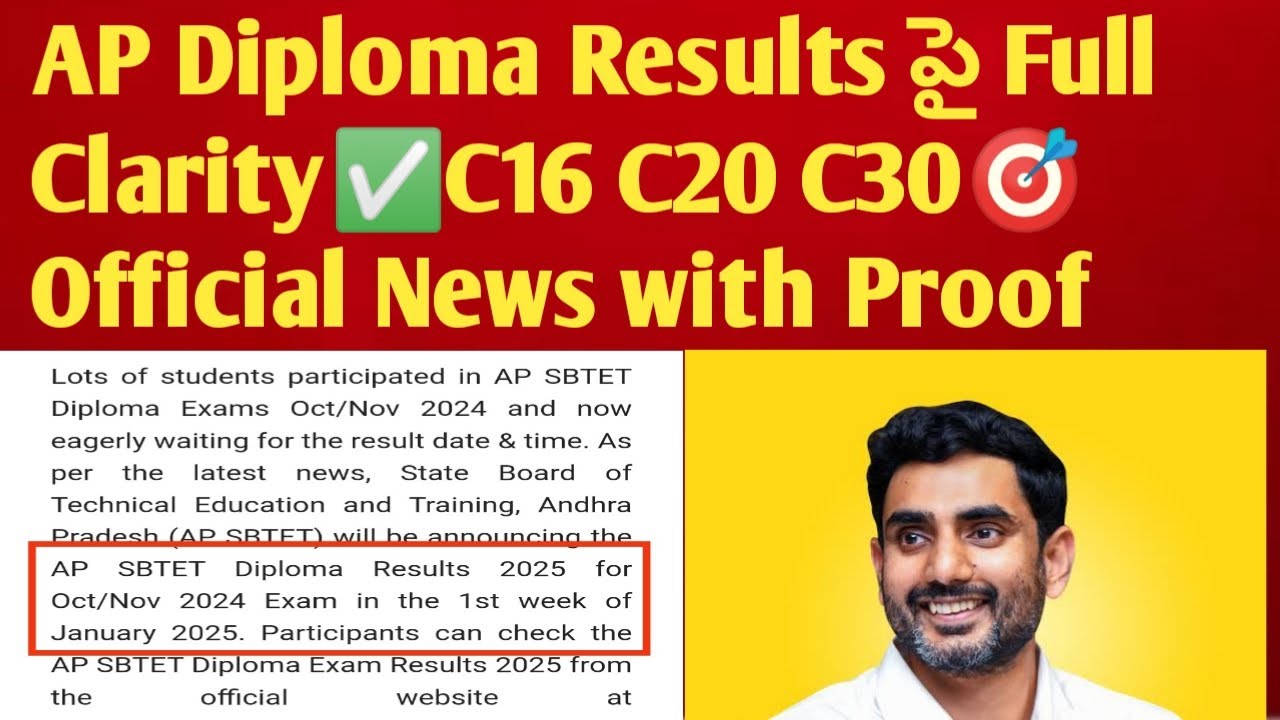 AP Diploma c16,c20,c23 results 2024 latest update | ap diploma results ...