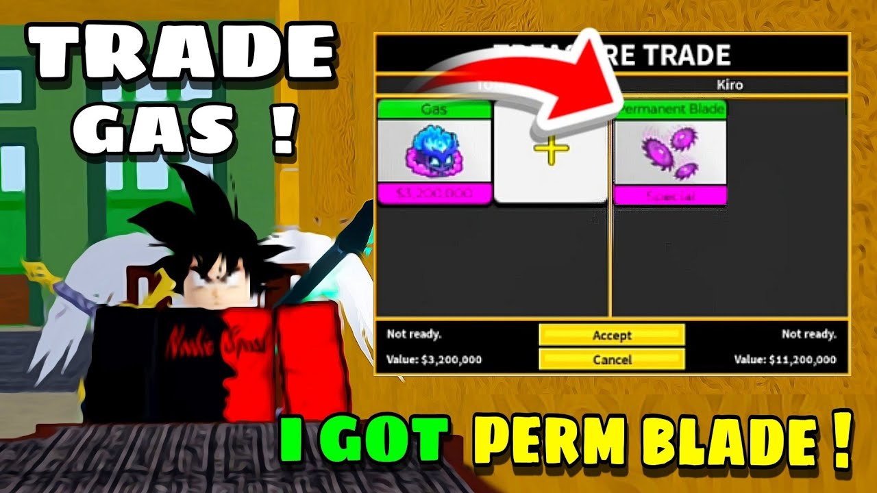 Unlocking the New PERM BLADE Fruit in Blox Fruits! in TRADING! - YouTube
