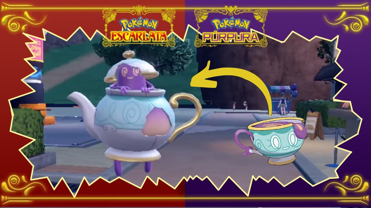 COMO EVOLUCIONAR A SINISTEA EN POLTEAGEIST EN POKEMON ESCARLATA Y ...