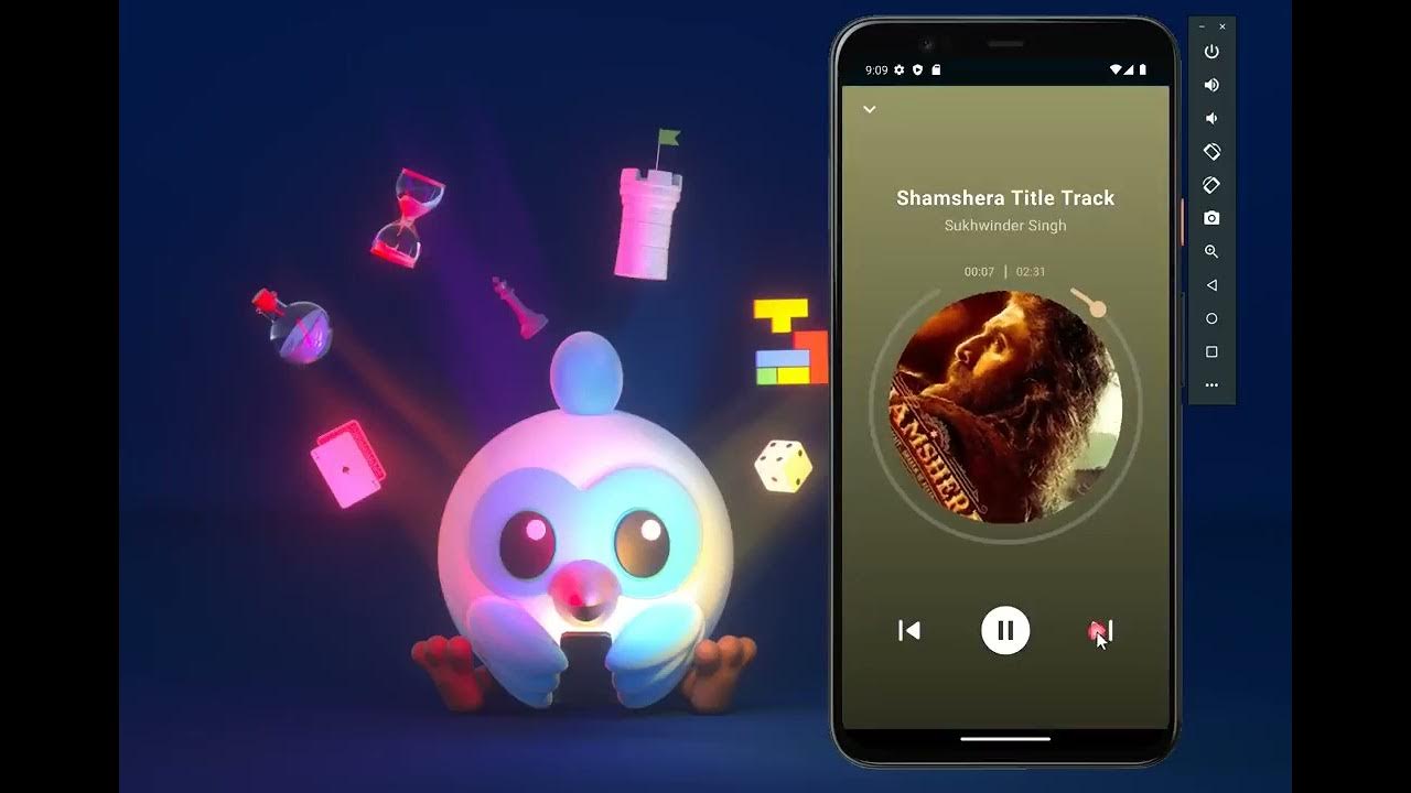 First Open Source Flutter based material design music player with audio plugin to play online ...