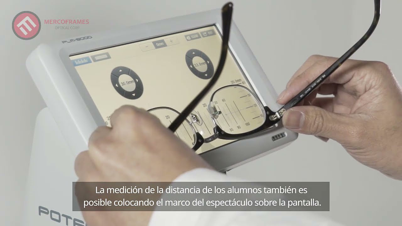 PLM-8000 Auto Lensmeter POTEC - YouTube