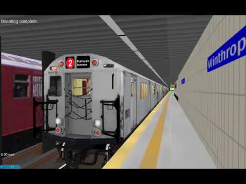 OpenBVE: 1980s R22 2 Train to Wall Street via Eastern Parkway Local ...