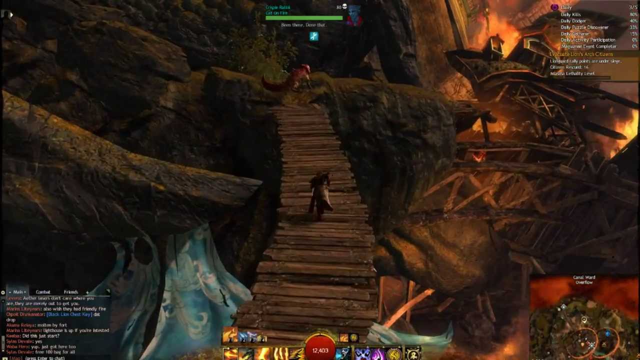 Guild Wars 2: Troll's End Jumping Puzzle (Lion's Arch) - YouTube