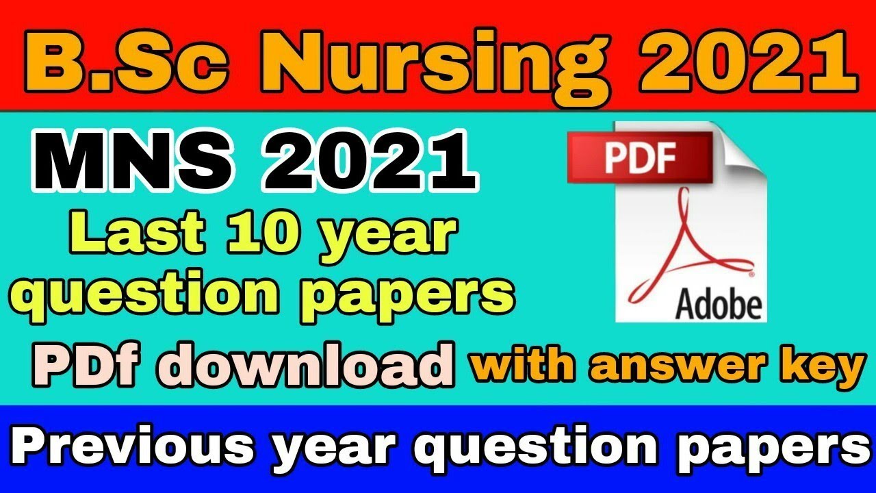 MNS Previous Year question papers PDF download here step by step ...