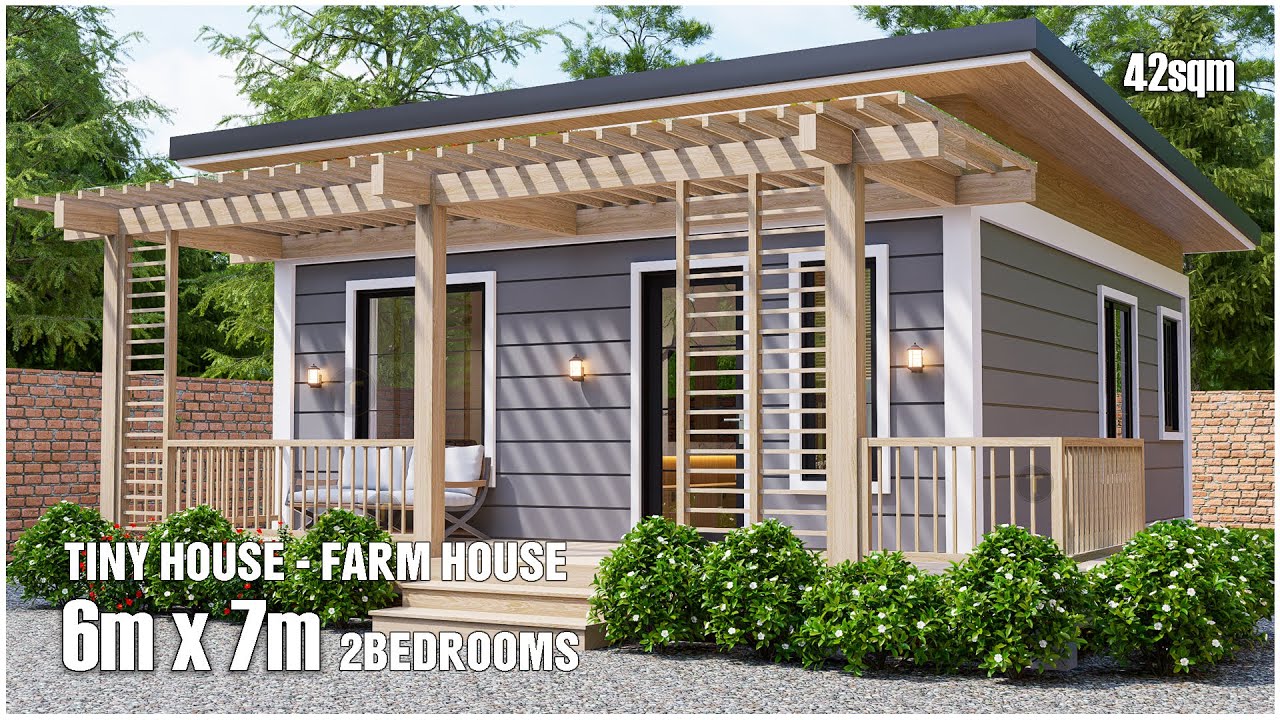 Tiny House Design | 6m x 7m | See Inside This Modern Small Home Tour ...
