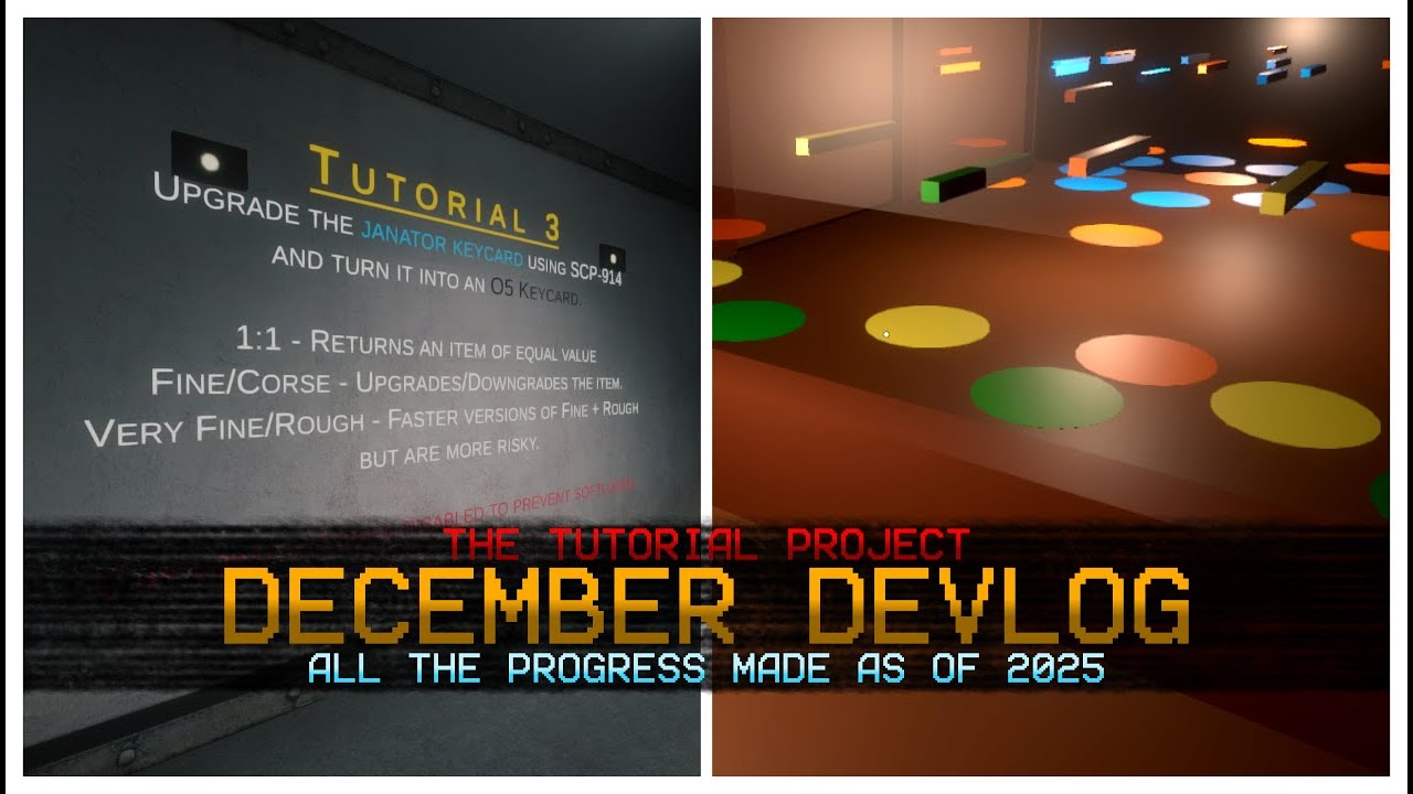 SCPSL : The Tutorial Project - All the progress made as of 2025 - YouTube