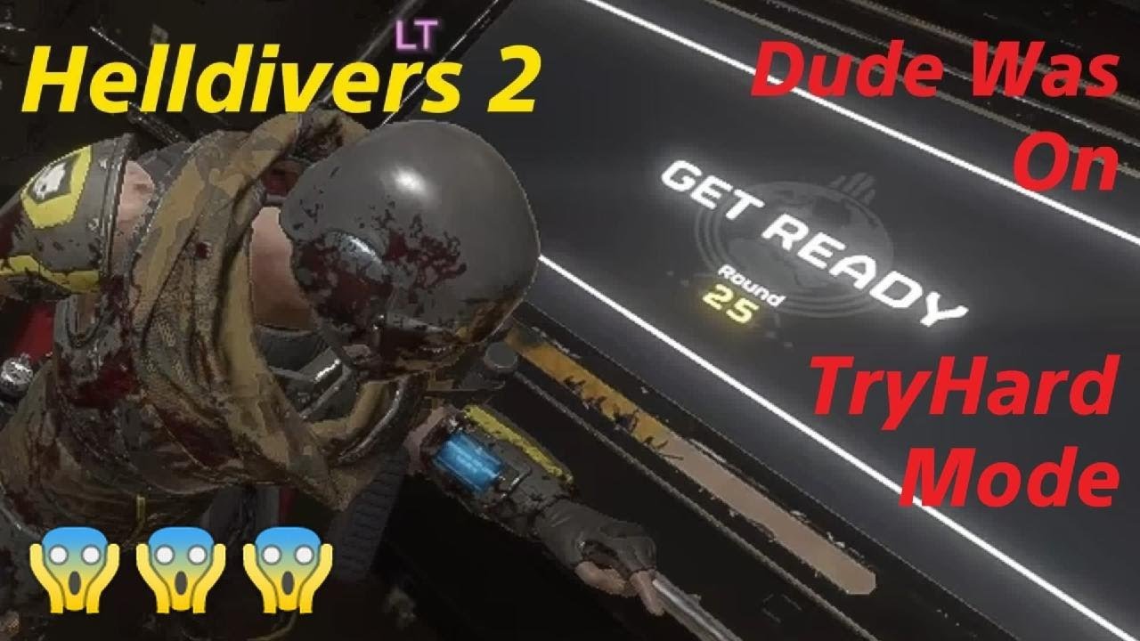 HELLDIVERS 2 (Dude was on tryhard mode) - YouTube