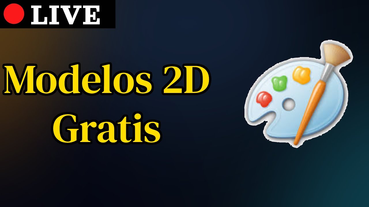 Como hacer modelos 2D gratis desde cero - YouTube