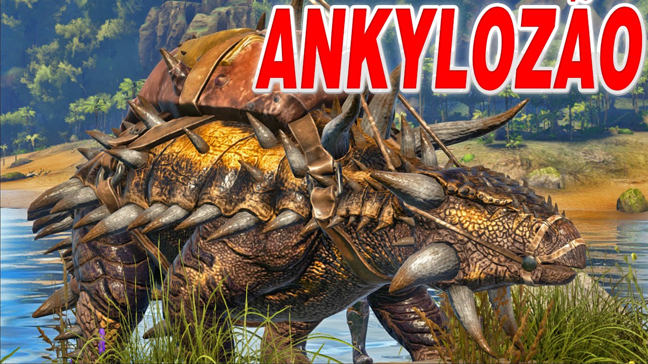 ARK: Survival Evolved MODS - COM ESSE ANKYLO O FARM É GARANTIDO! #32 ...