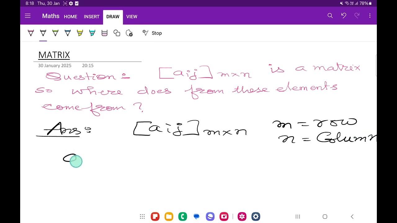 Matrix basic - YouTube