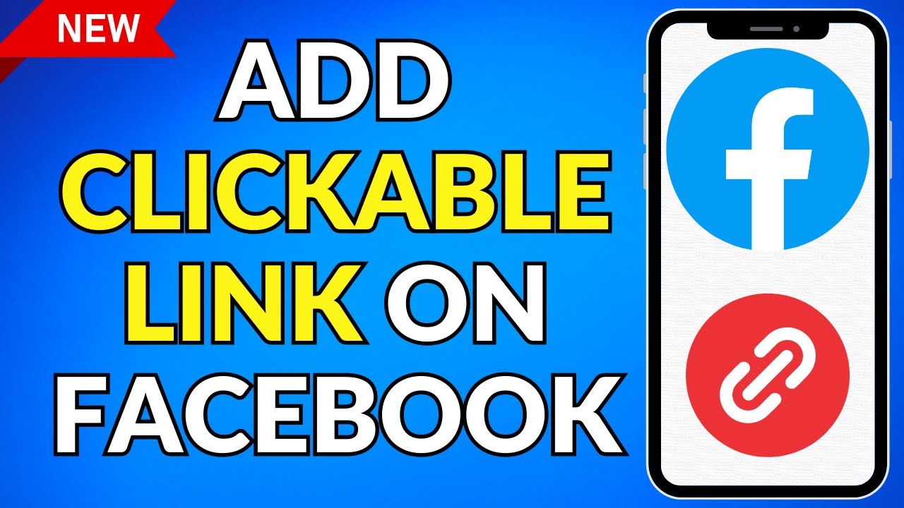 How to Add Clickable Link to Facebook Post (2023) - YouTube