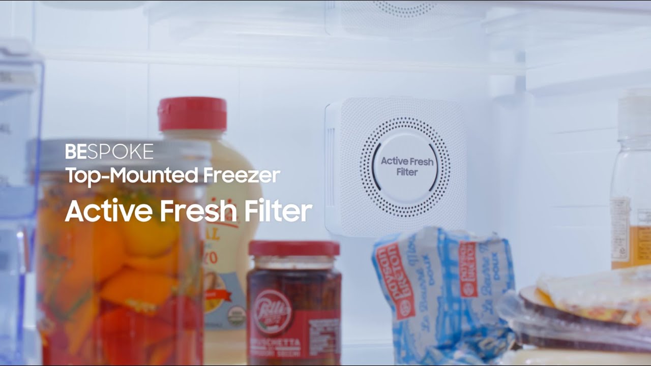 Bespoke Top Mount Freezer: Active Fresh Filter | Samsung - YouTube