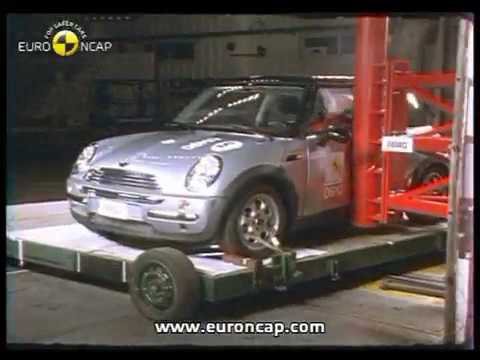 Euro NCAP Crash Test of MINI One 2002 - YouTube