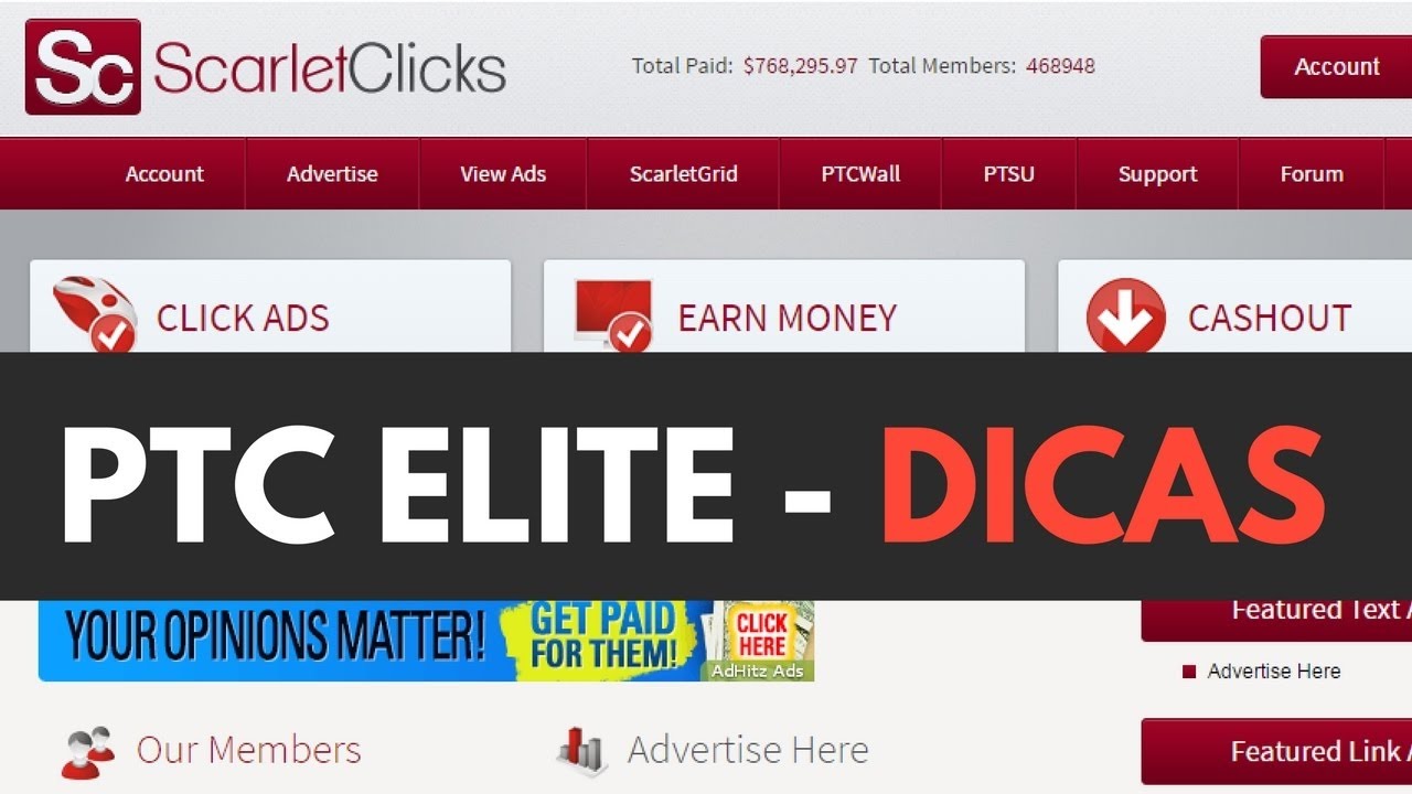 SCARLET CLICKS : COMO FUNCIONA ? COMO GANHAR DINHEIRO COM ELE ? - YouTube