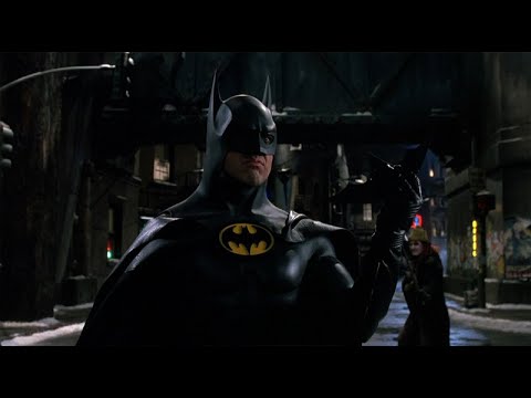 Batman Returns (1992) - Batman vs Red Triangle Gang - YouTube