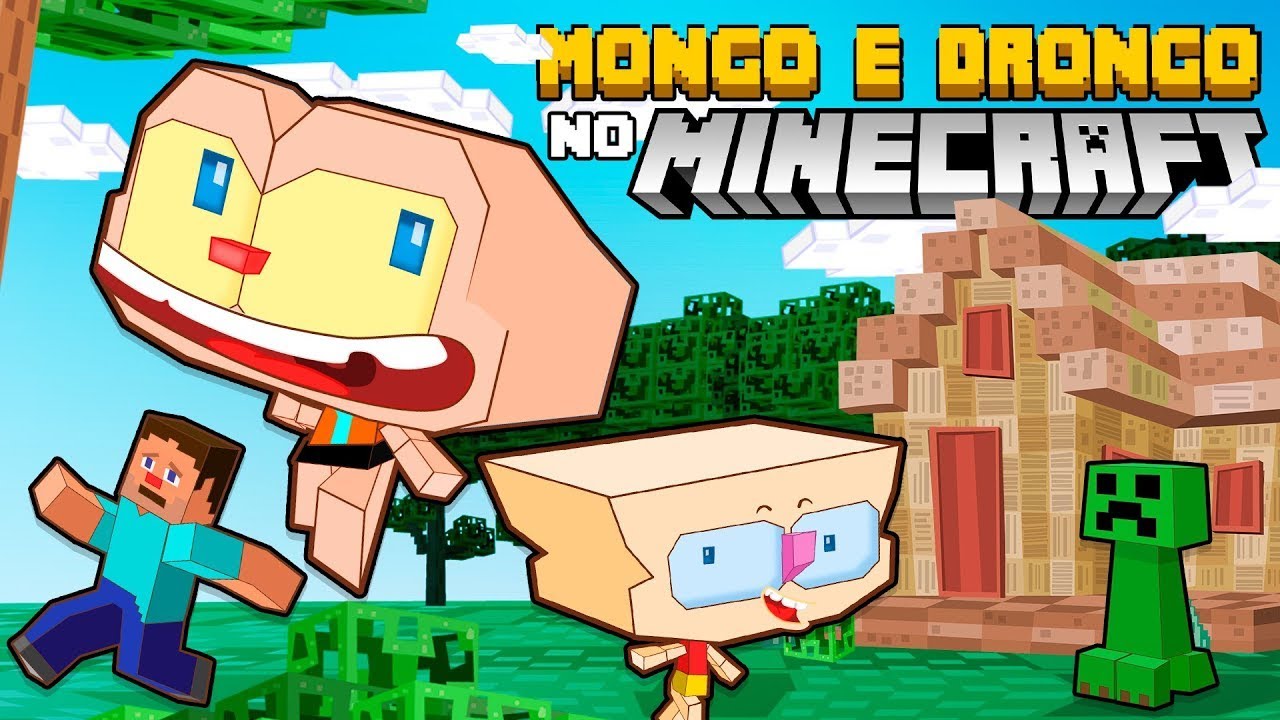 Que aconteceria se Mongo e Drongo viverem no Minecraft - YouTube