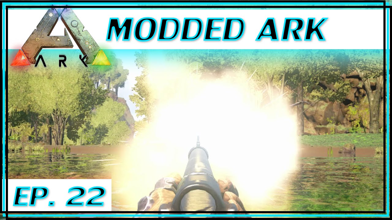 Shotgun blast in the Center - Modded ARK: Survival Evolved let's play ...