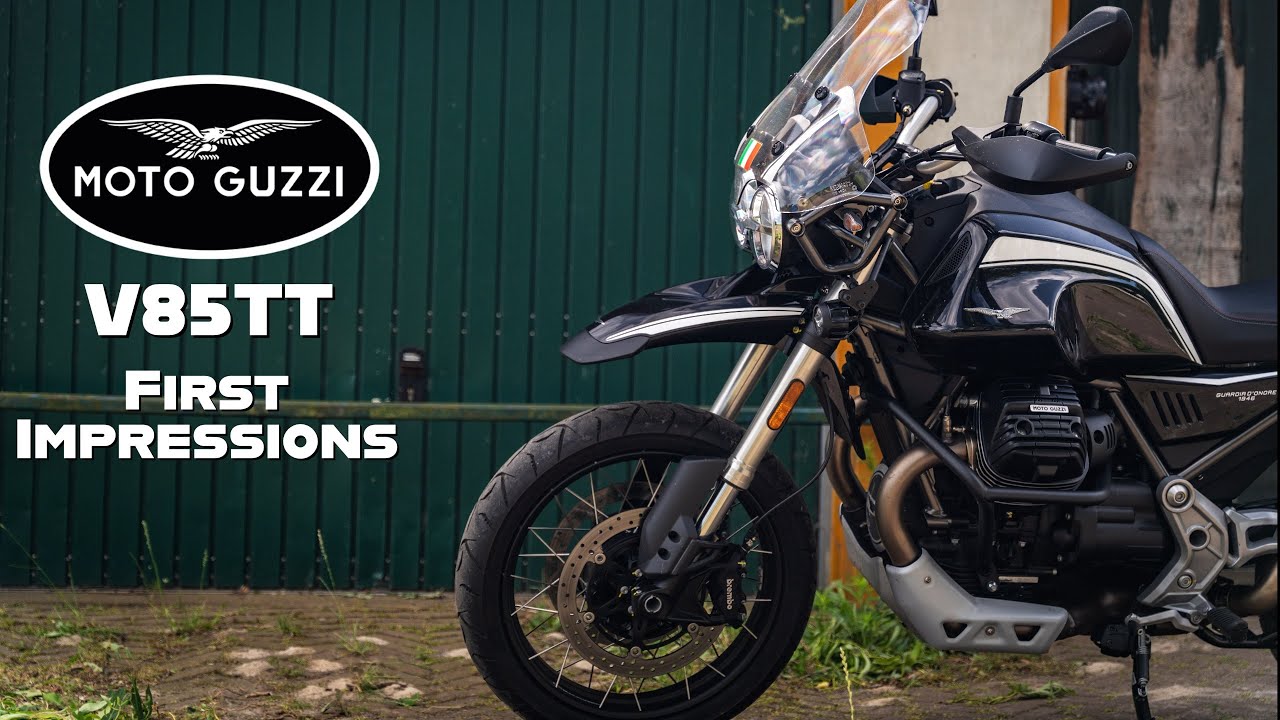 These are my FIRST impressions of the Moto Guzzi V85TT - YouTube