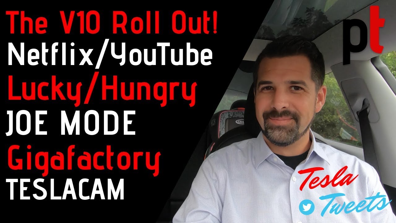 Tesla v10 Roll Out, Netflix, YouTube, Cuphead, Joe Mode, Visuals, and ...